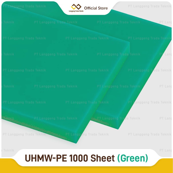 Jual UHMW-PE 1000 Sheet (Green) - 50mm*1M*10cm | Shopee Indonesia