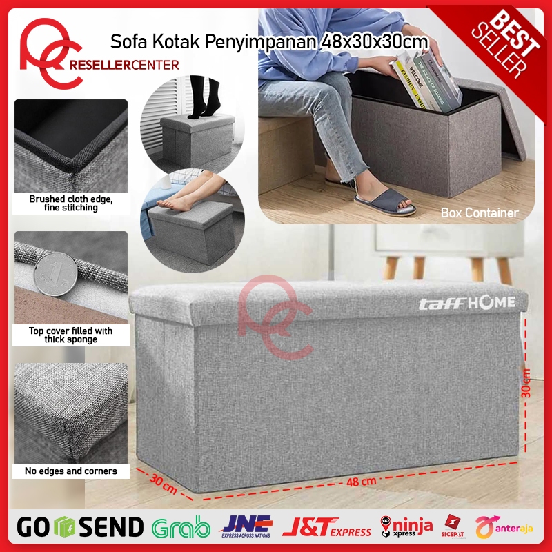 Jual [SOFA KOTAK] Sofa Kotak Penyimpanan Barang Foldable Storage Box ...