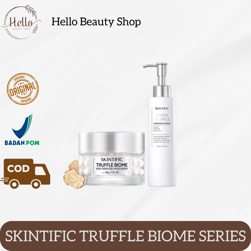 Jual SKINTIFIC TRUFFLE BIOME MOISTURIZER || WHITE TRUFFLE CLEANSER ...