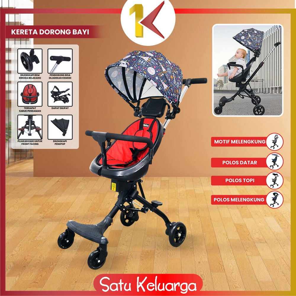 Jual SK-C540 Stroller Lipat Travelling Perlengkapan Bayi Micro Trike ...