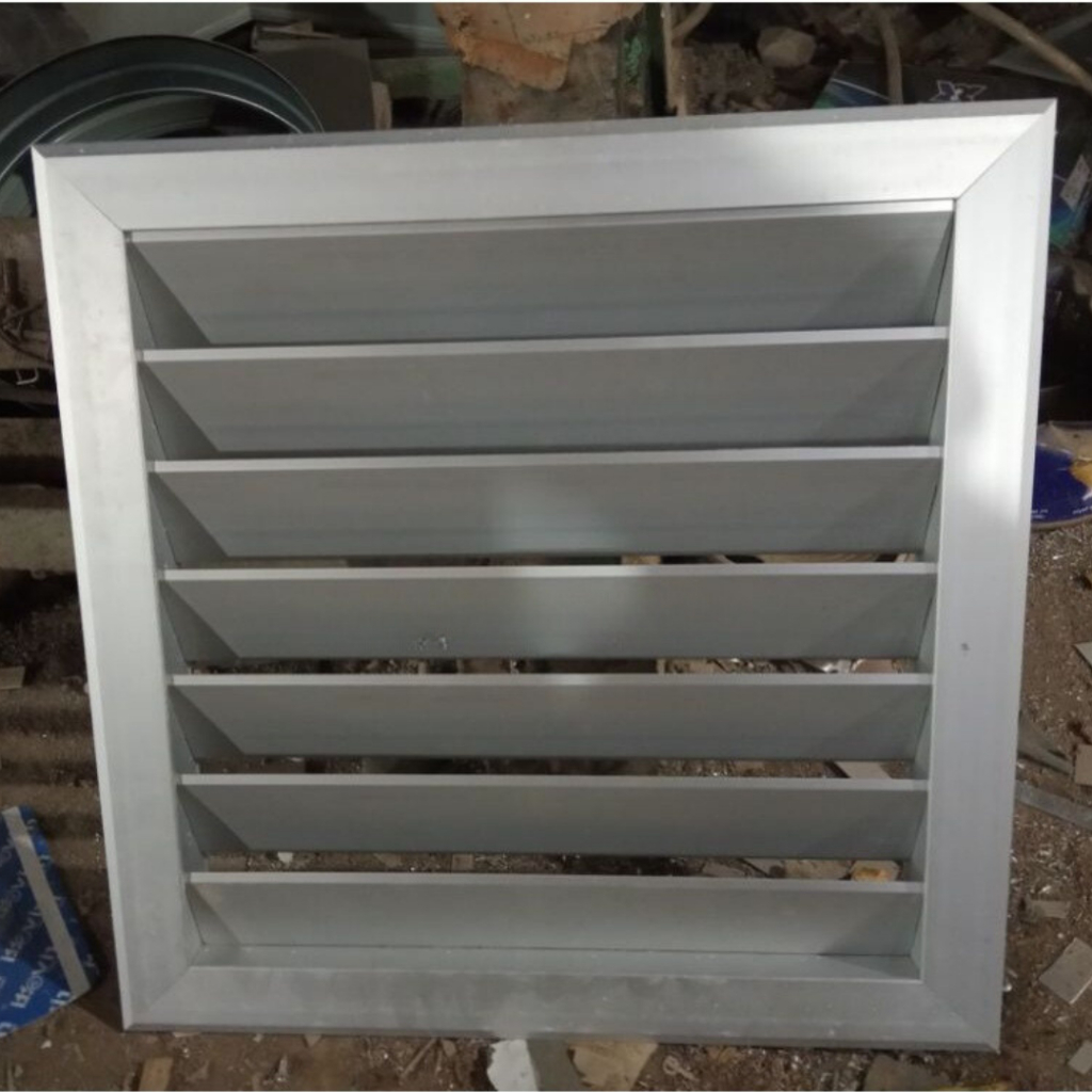 Jual Louver Grill Alumunium uk.dalam 30x25cm / Warna Natural | Shopee Indonesia