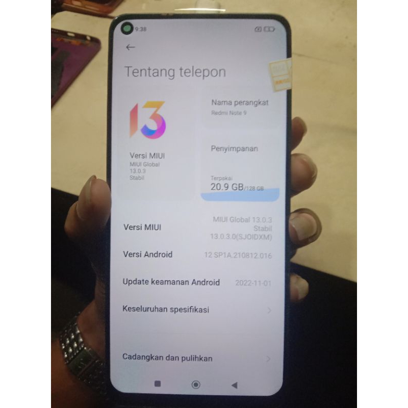 Jual Mesin xiomi redmi note 9 normal | Shopee Indonesia