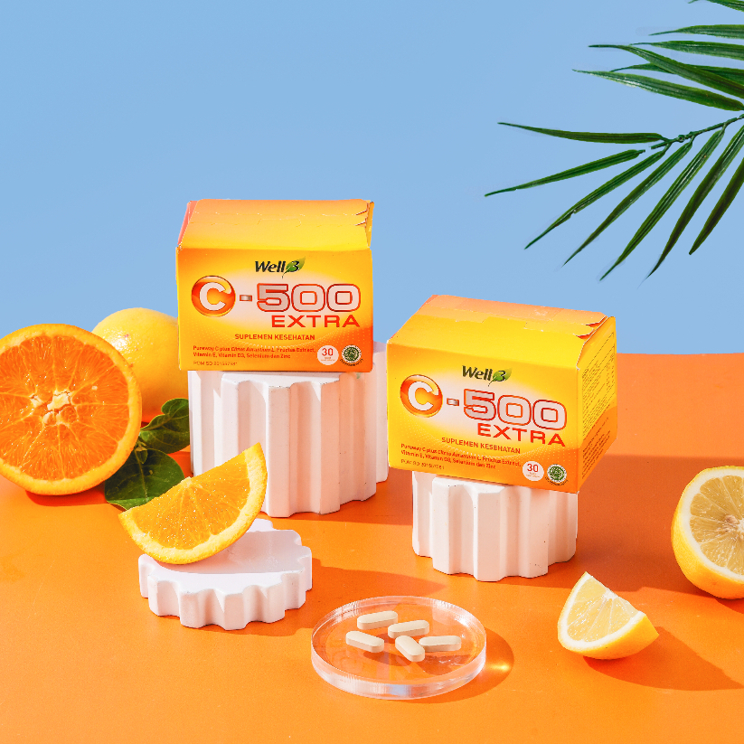 Jual CNI Well 3 C-500 Extra | Vitamin C | Suplemen Daya Tahan Tubuh | Ester C | Shopee Indonesia