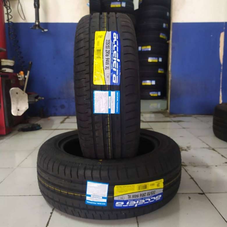 Jual Ban mobil untuk Avanza ring 16 ukuran 205 55 R16 Accelera phi tubeles nik baru | Shopee ...