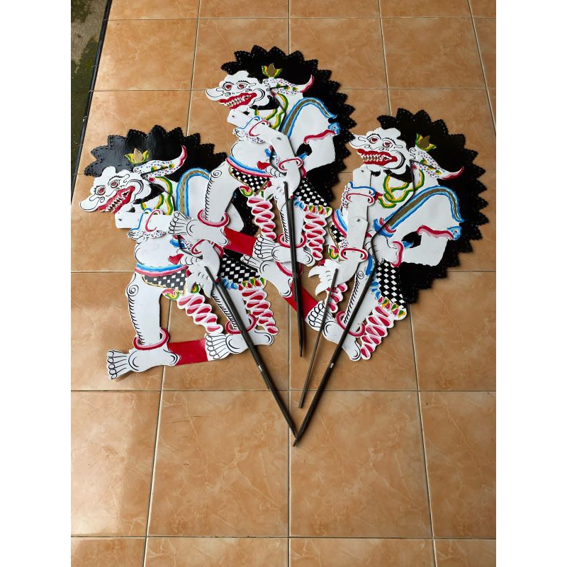 Jual Wayang buto amral putih wayang karton duplex mainan anak hiasan ...