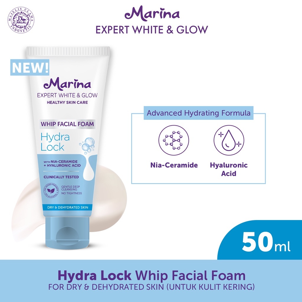 Jual MARINA Expert White & Glow Face Serum 25ml | Moisturizer Gel ...