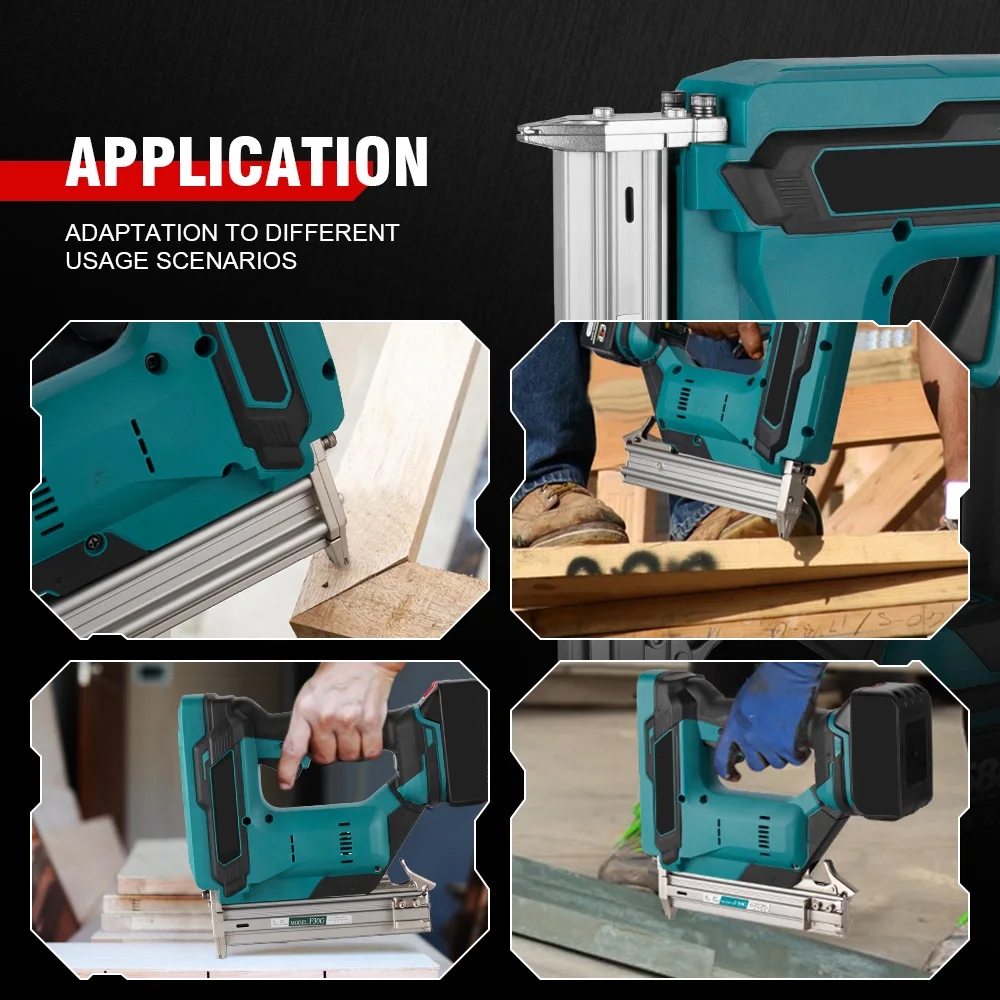 Jual nail gun cordless paku tembak baterai paku tembak listrik mesin ...