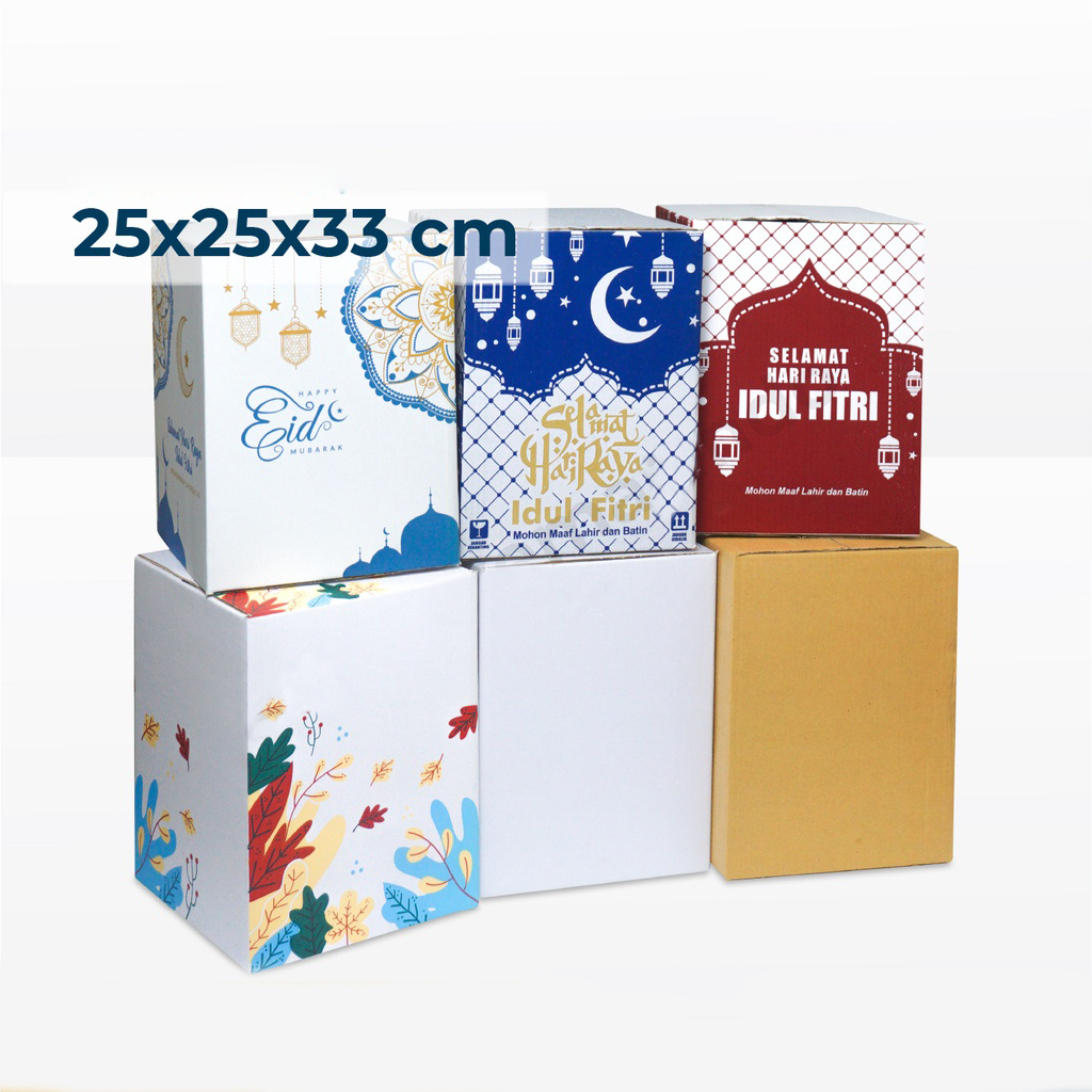 Jual Box Lebaran Uk 25 x 25 x 32 cm Dus Parsel Hampers Idul Fitri ...