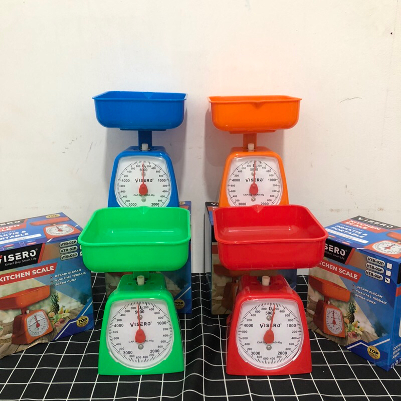 Jual Timbangan Dapur / Kitchen Scale Visero 3kg & 5kg | Shopee Indonesia