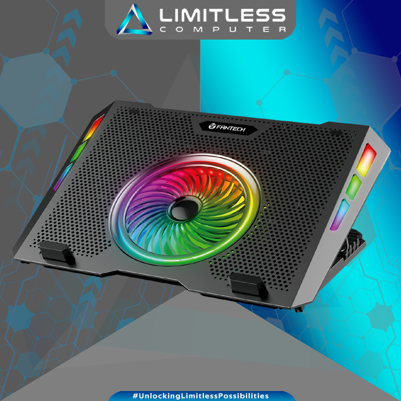 Jual Fantech NC20 RGB Laptop Cooler 5 Fan Gaming Cooling Pad | Shopee ...