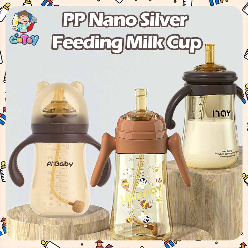 Jual YAHABABY Botol Bayi Tiga Dalam Satu Botol Susu Leher Lebar Perak Nano Botol Botol Beruang ...