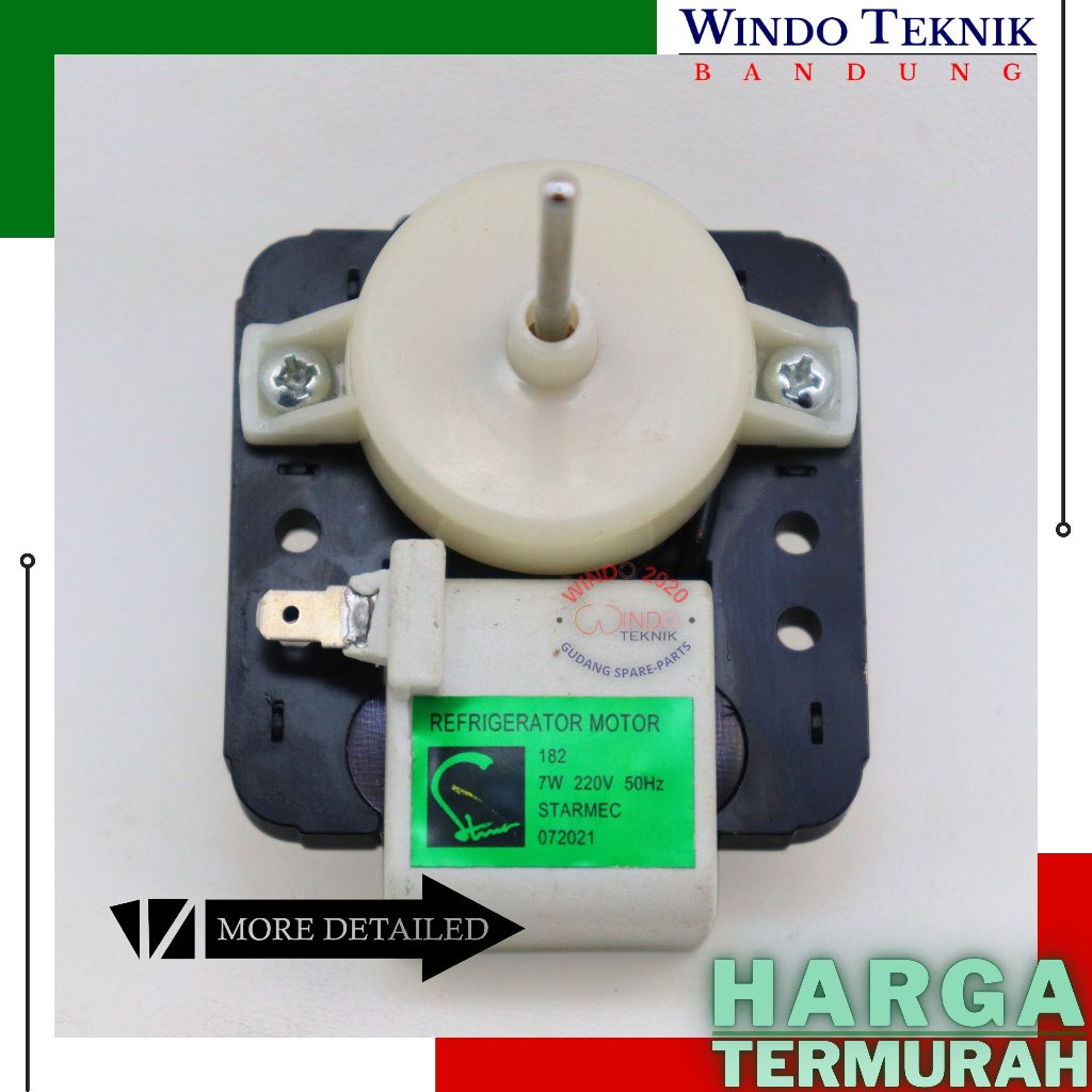 Jual MOTOR FAN KULKAS 182 / DINAMO KIPAS KULKAS MULTI UNIVERSAL 182 ...