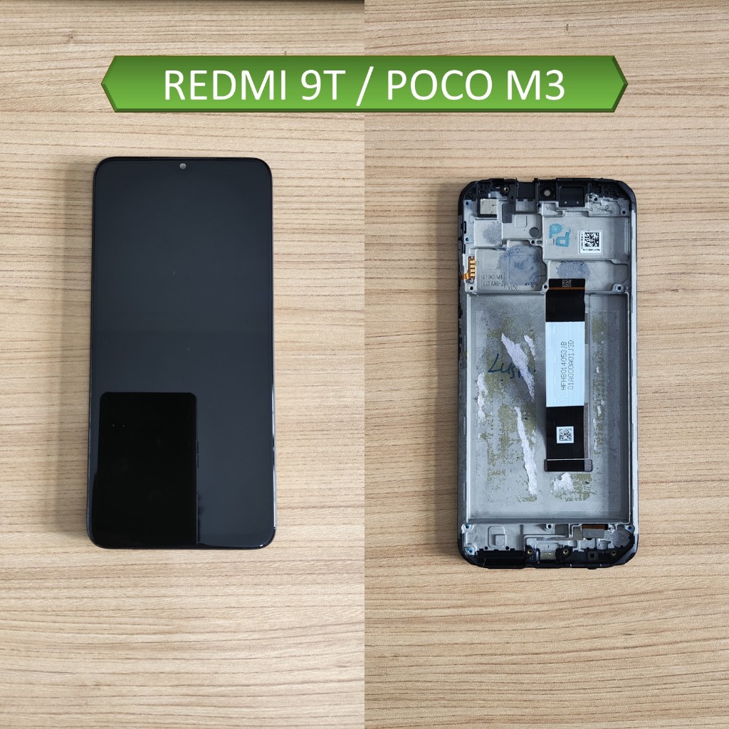 Jual Lcd Fullset Frame Pocophone Poco M3 / Redmi 9t Original Copotan ...