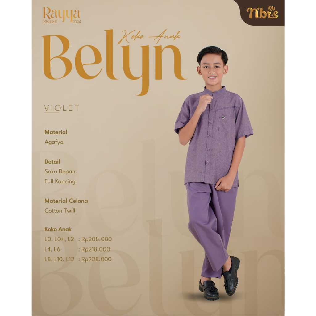 Jual RAYYA SERIES 2024 KOKO ANAK SERIES BELYN TERBARU | Shopee Indonesia