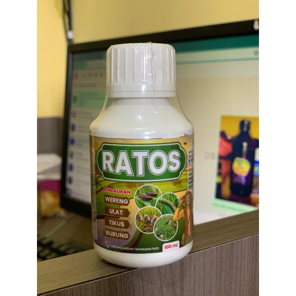 Jual Insektisida Rodentisida Sistemik Ratos 100ML Pembasmi Tikus Wereng ...