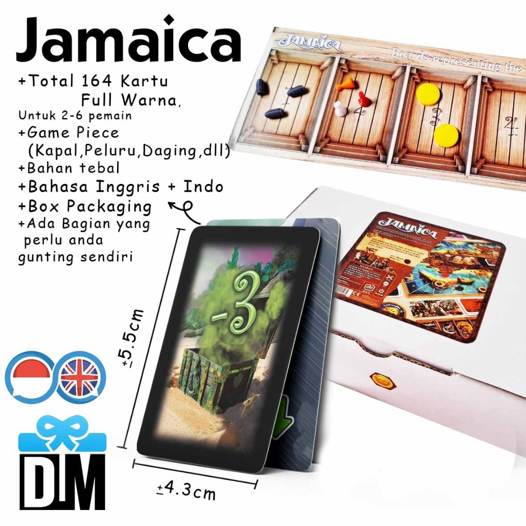Jual Mainan Jamaica Board Game Pirates Bajak Laut Perahu Perang Kapal ...