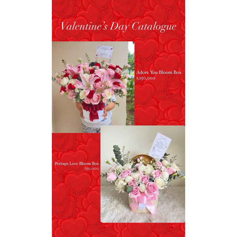 Jual Valentines Day Bouquet Special Edition Domonic Florist Valentine ...