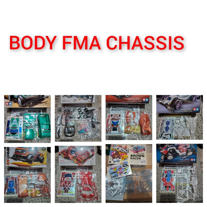 Jual Body FMA + Decal Original Tamiya ( Ada Pilihan Varian body Fm-a ya ...