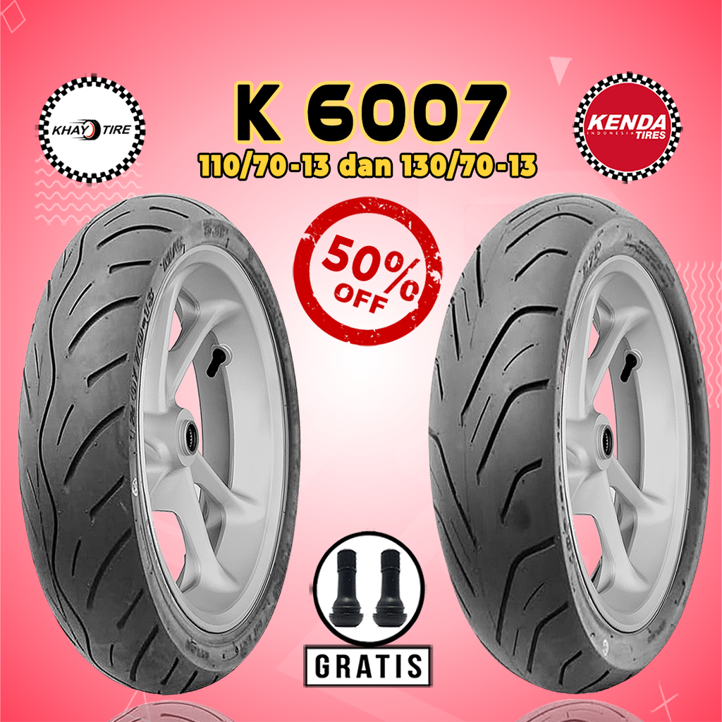 Jual Paket Ban Motor YAMAHA NMAX KENDA K6007 110/70-13 + 130/70-13 ...