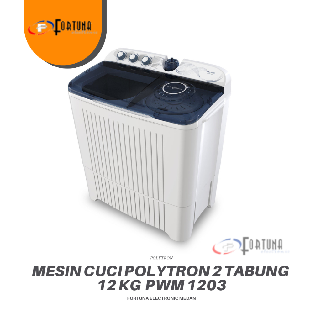 Jual MESIN CUCI POLYTRON 2 TABUNG 12 KG PWM 1203/PWM1203 MEDAN KOTA ...