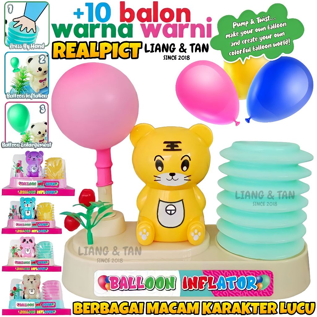 Jual ( BISA COD ) PROMO Mainan Anak Balloon Inflator Balon Inflator ...