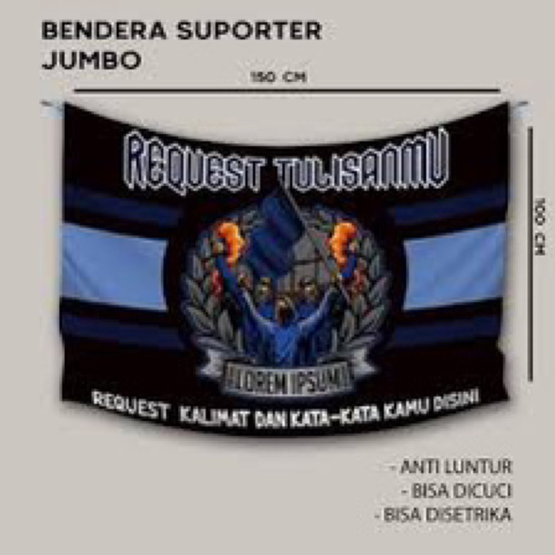 Jual CUSTOM BENDERA KELAS 150 x 100 CM | Shopee Indonesia
