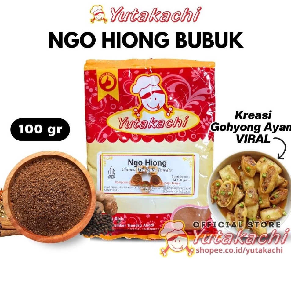 Jual Terjangkau Bumbu Ngo Hiong Bubuk 1gr Yutakachi Gohyong Viral Go ...
