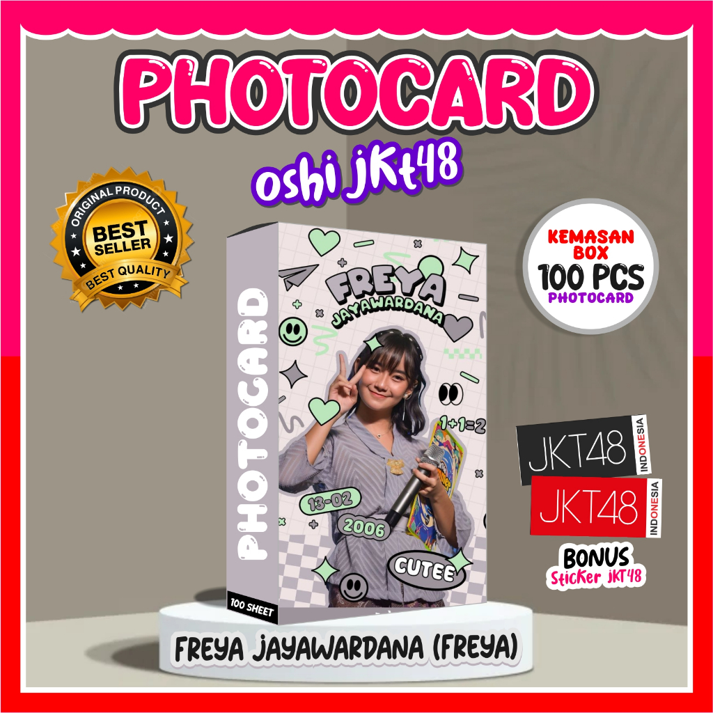 Jual 100 Photocard Freya JKT48 GRATIS 100 Innersleeve | OSHI JKT48 | Shopee Indonesia