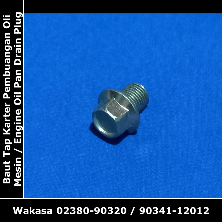 Jual Baut Tap Karter Oli Mesin Toyota Fortuner Diesel 2500 cc 2KD 14 mm ...