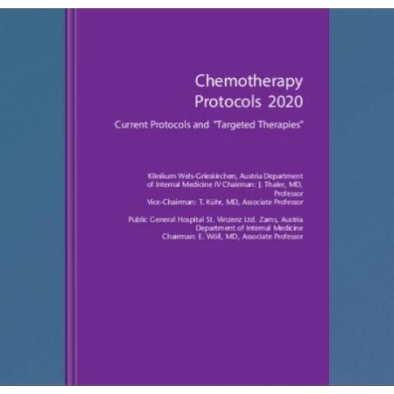 Jual Buku Chemotherapy Protocols 2020. Current Protocols and "Targeted ...