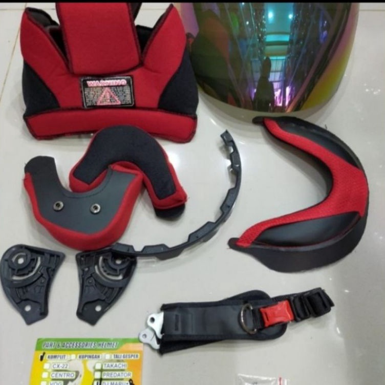 Jual Busa helm kyt dj maru full set busa pipi busa leher busa kepala ...