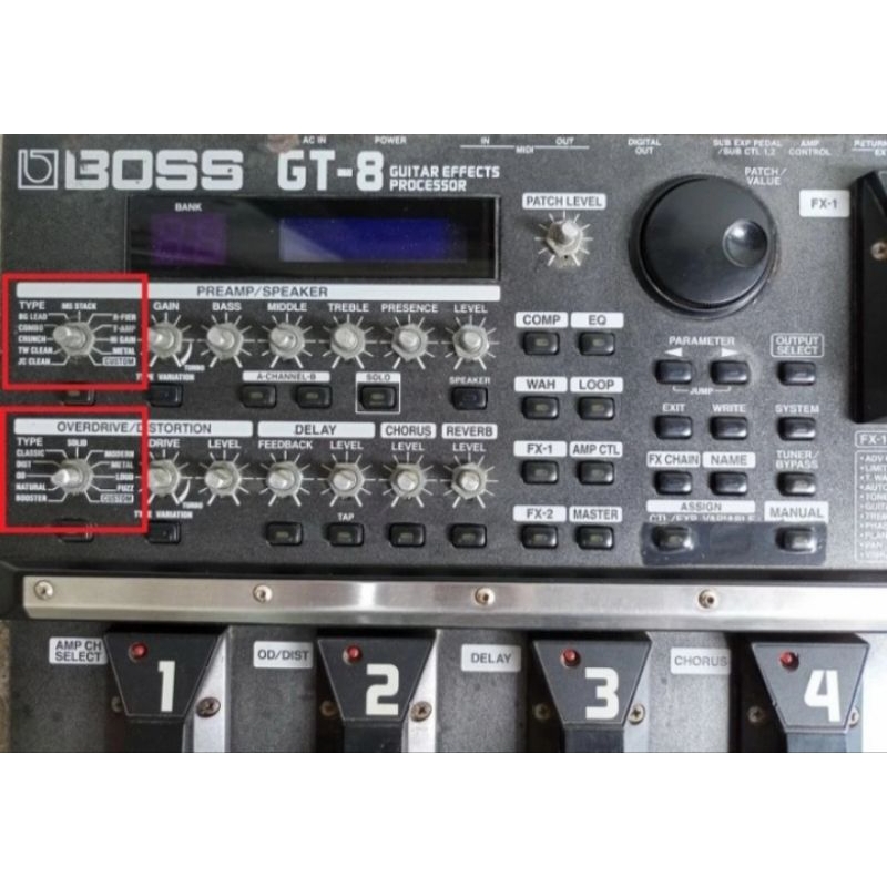 Jual Potensio Rotary Rotari 11klik BOSS GT8 GT-8 super awet modifan ...