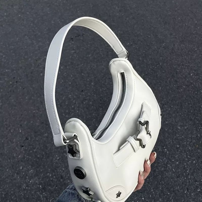 Jual Tas Bahu Wanita Kulit Tas Model Bulan Sabit Bintang Shoulder Bag ...