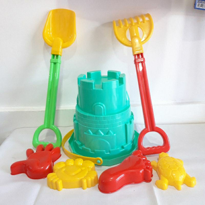 Jual Mainan Ember Pasir Pantai Set Istana Pasir Giant Sand Castle ...
