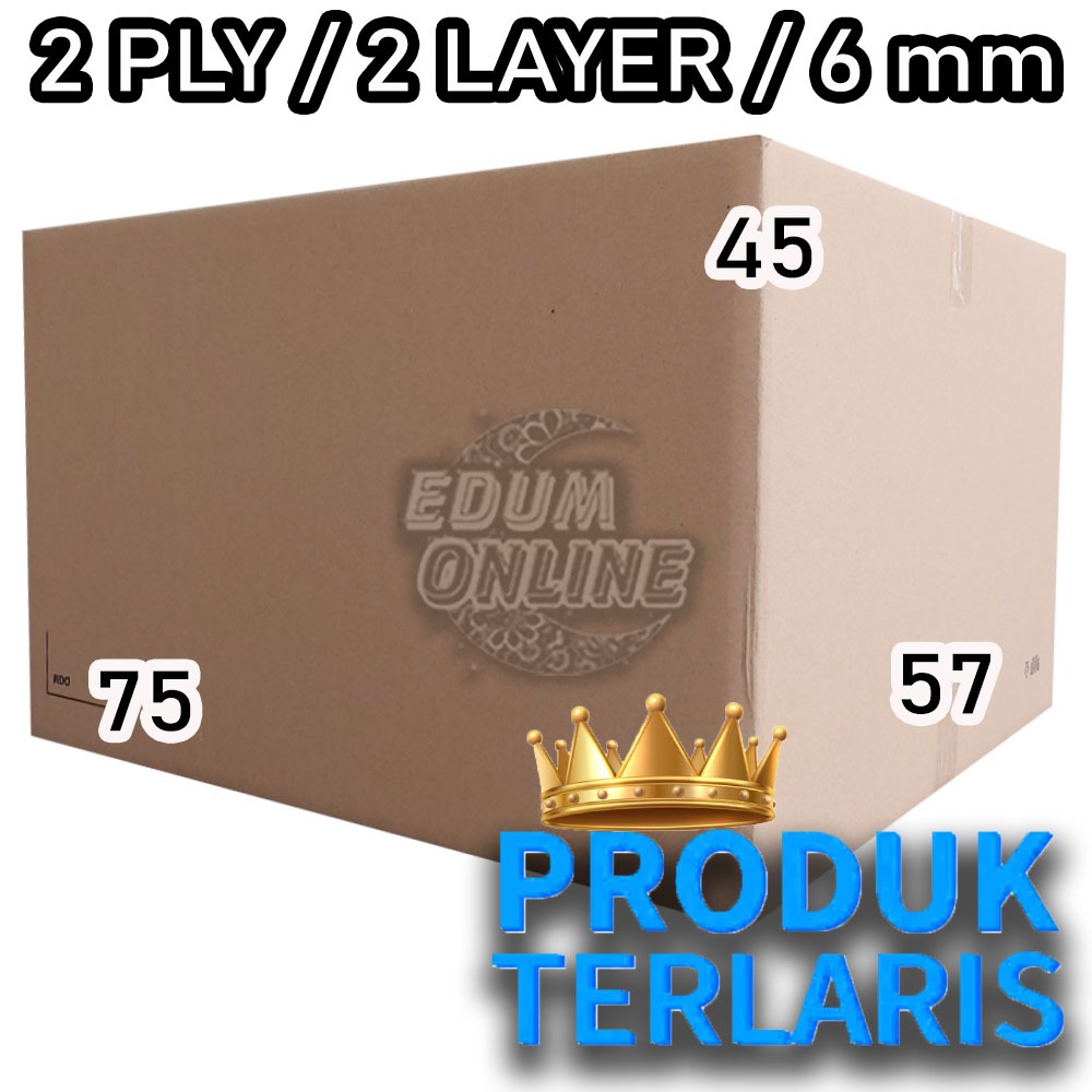 Jual Kardus Pindahan Ukuran 60x40x40cm Tebal Kuat | Dus Packing Barang ...