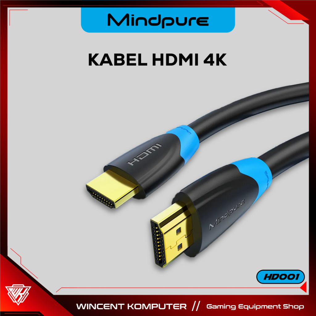 Jual MINDPURE HD001 KABEL HDMI 4K 15m,20m | Shopee Indonesia