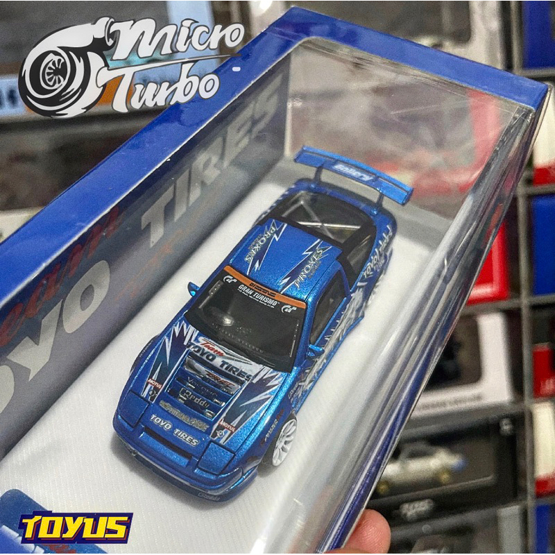 Jual Micro Turbo - S13 Silvia 180SX Team Toyo Tires Drift Metallic Blue ...