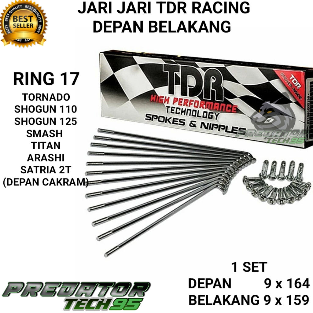 Jual JARI JARI JARI2 RUJI TDR ORIGINAL CHROME 1 SET VELG DEPAN BELAKANG ...