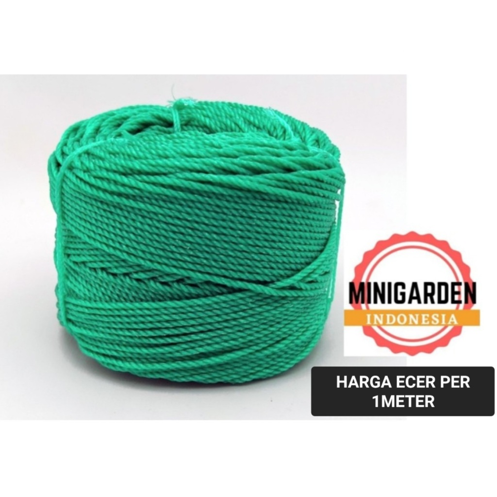 Jual ECER TALI SALARAN RAMBATAN NYLON TALI RAMBAT TAMPAR 1.5MM MELON ...