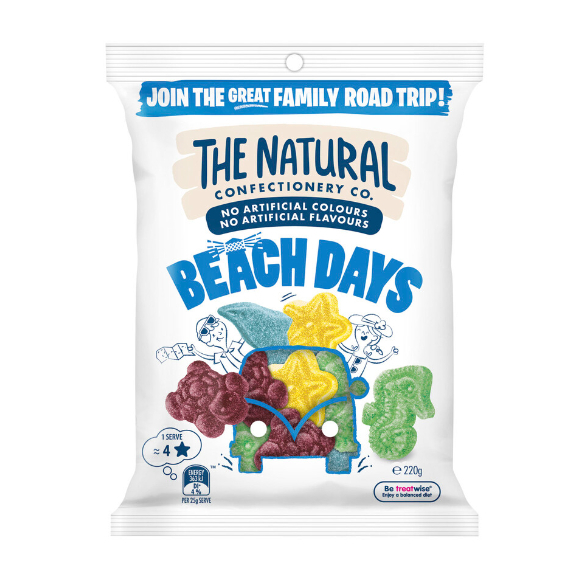 Jual The Natural Confectionery Co. Beach Days Lollies | 220g Australia ...