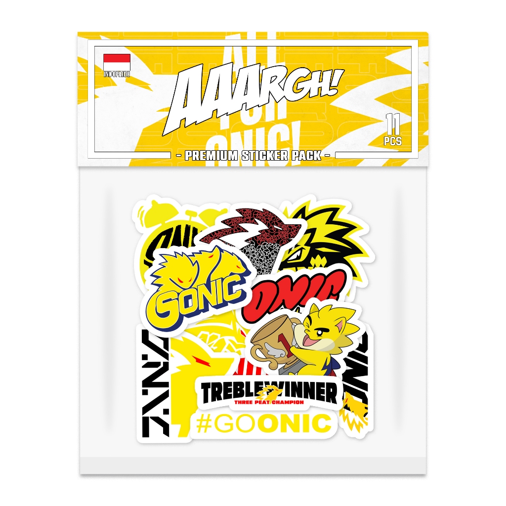Jual ONIC ESPORTS Sticker Pack vol. 4 (Sonic Edition) | Shopee Indonesia