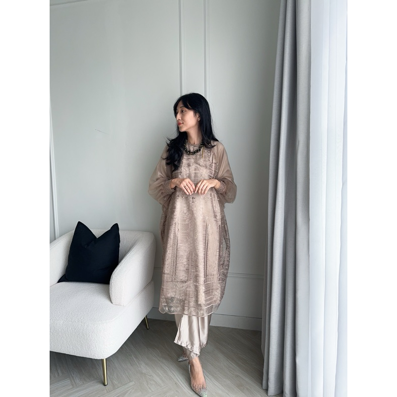 Jual nora series (tunik set) baju kondangan/ baju hamil | Shopee Indonesia