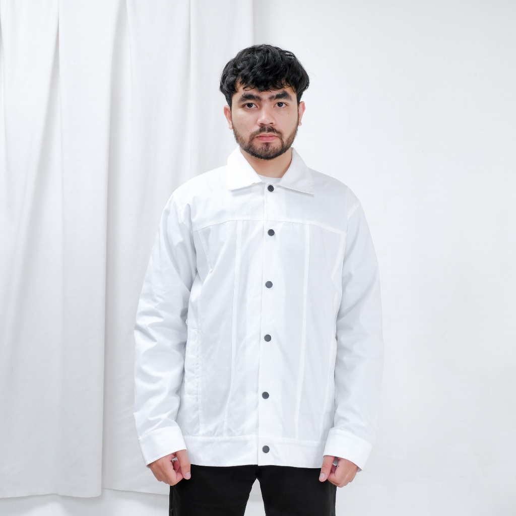 Jual Libra Jaket Trucker Semi Parka Brown Pria Canvas Katun Pakai ...