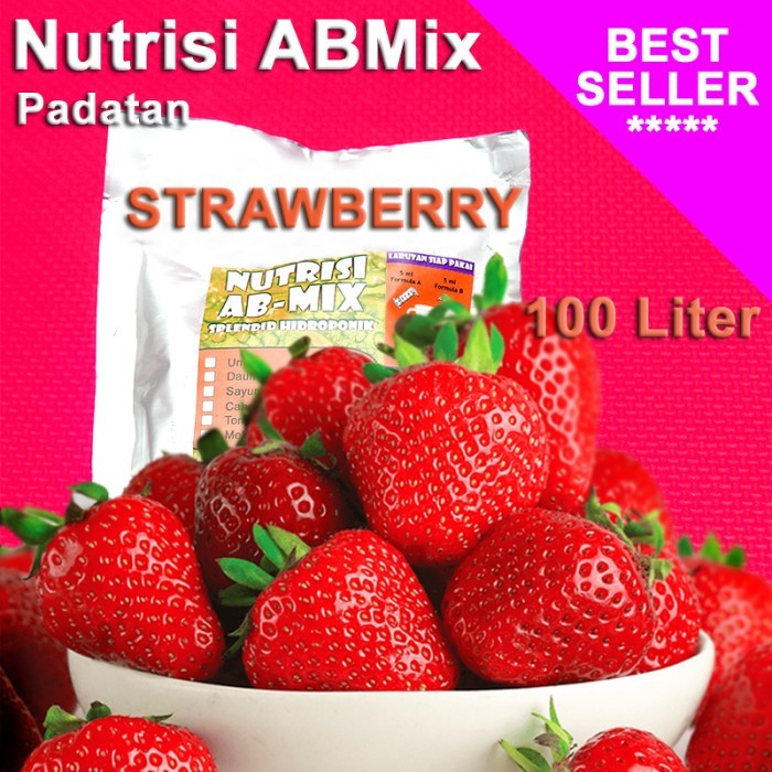 Jual Nutrisi ABMix Hidroponik Padat 500ml Strawberry AB Mix | Shopee ...