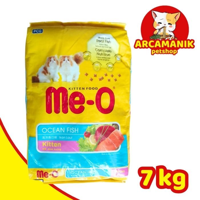 Jual MEO kitten ocean fish 7kg makanan anak kucing FRESH PACK | Shopee ...