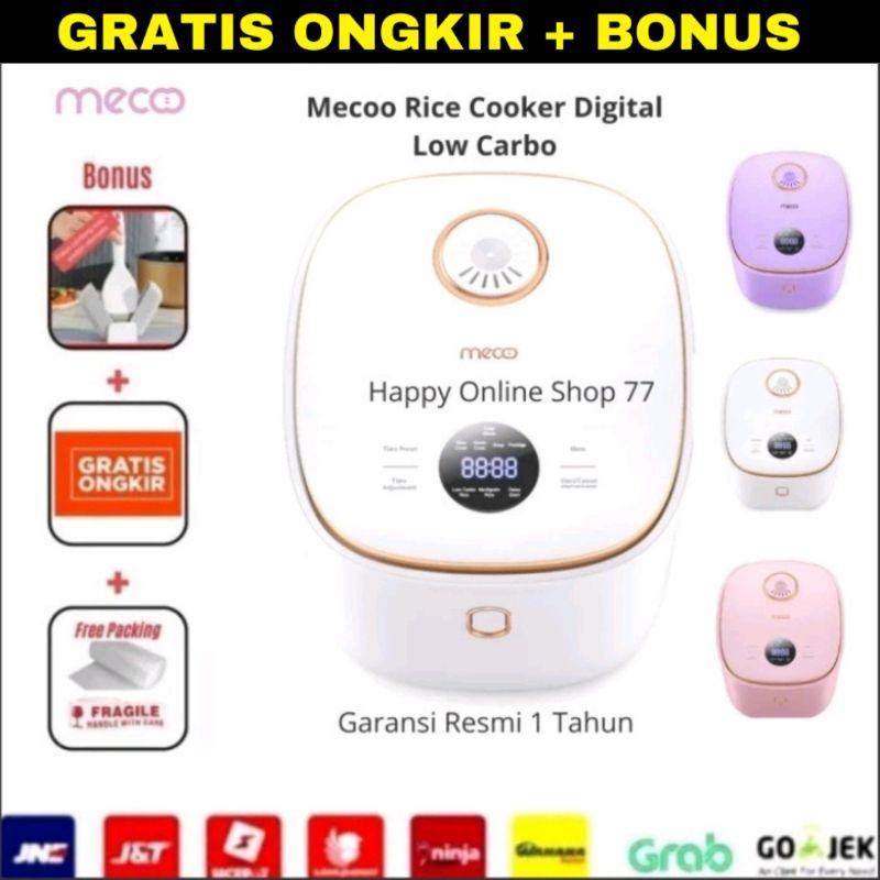 Jual MECOO Low Carbo Rice Cooker - Rice Cooker Low Carbo - Rendah Gula ...