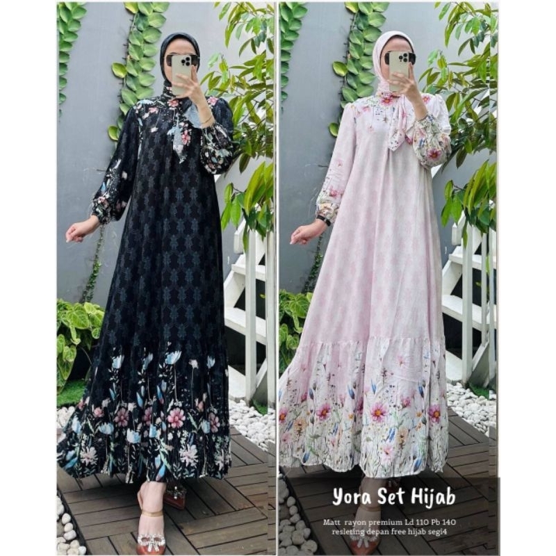 Jual YORA SET HIJAB (LABEL MADANI) | Shopee Indonesia
