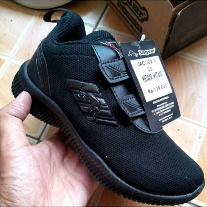 Jual SEPATU SEKOLAH PEREKAT PRO ATT / PEREKAT 31 sampai 38 HITAM POLOS PEREKAT PA 700 / PI 600 ...