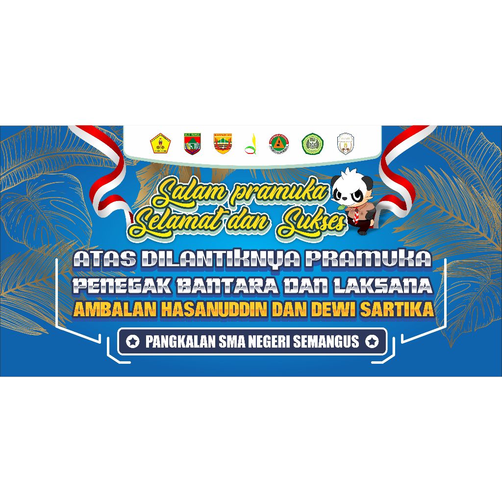 Jual Spanduk Banner Salam Pramuka bisa Custom FREE | Shopee Indonesia