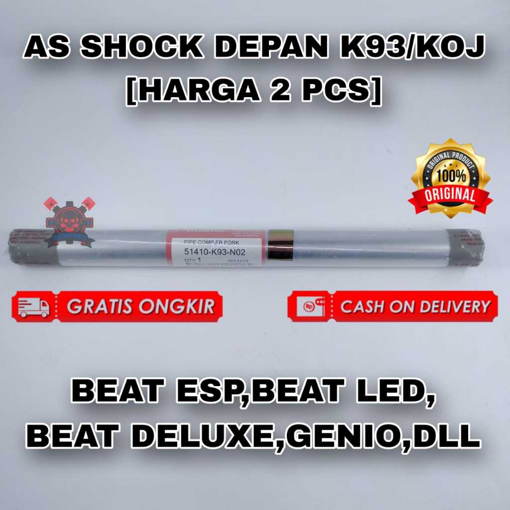 Jual AS SHOCK DEPAN HONDA K93 (harga 2pcs) BUAT MOTOR SCOOPY ESP PAKAI ...